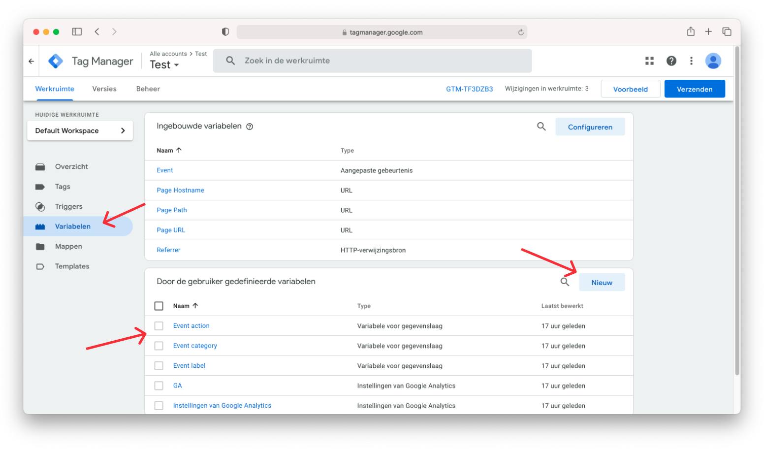 Set up Leadinfo events through Google Tag Manager's DataLayer (advanced)